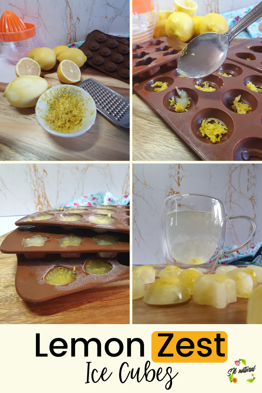 How to Store Lemons and Lemon Zest in a Fun Way - SN NATURAL